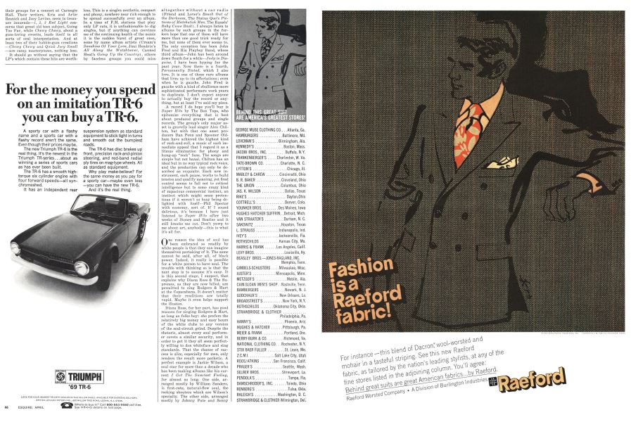 Advertisement | Esquire | APRIL 1969