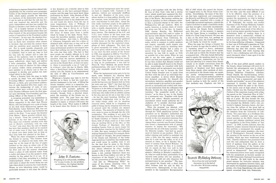 John O. Pastore: Weighing in at 150 pounds, standing 5'4" in any trunks ...