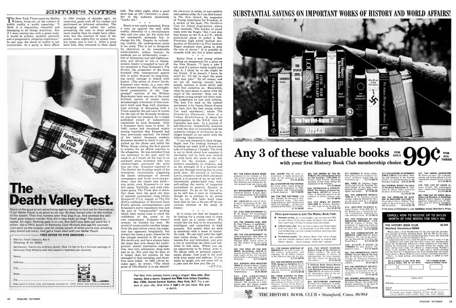THE HISTORY BOOK CLUB | Esquire | OCTOBER 1969 THE HISTORY BOOK CLUB | Esquire | OCTOBER 1969
