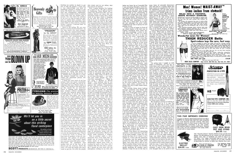 Advertisements | Esquire | NOVEMBER 1969