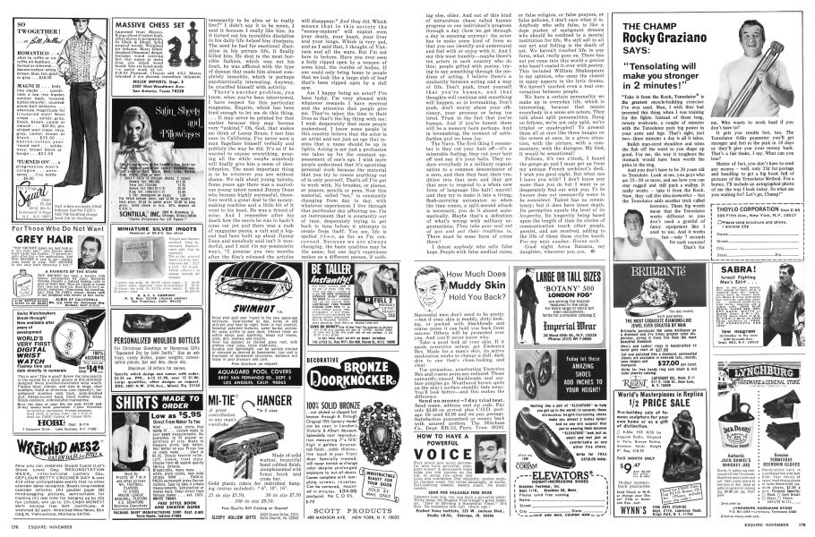 Advertisements | Esquire | NOVEMBER 1969