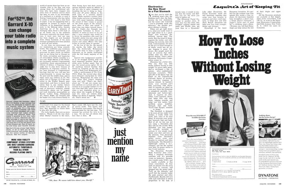 Advertisement | Esquire | NOVEMBER 1969