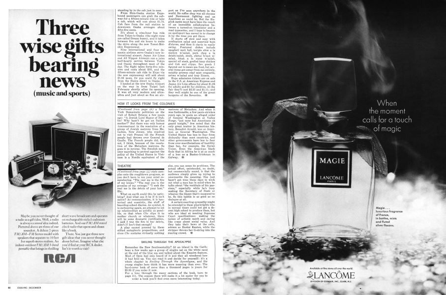 Advertisement | Esquire | DECEMBER 1969