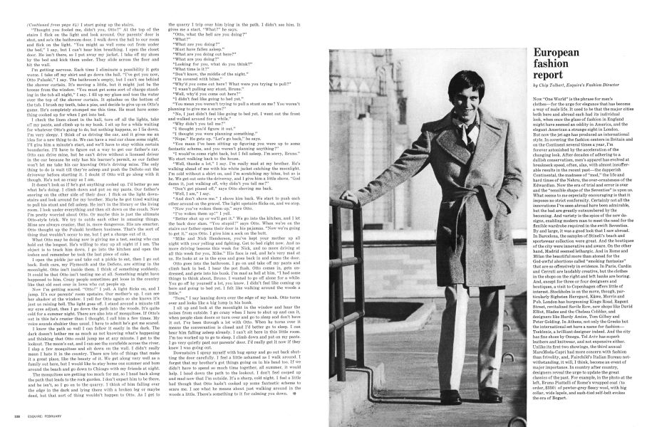 European fashion report | Esquire | FEBRUARY 1970