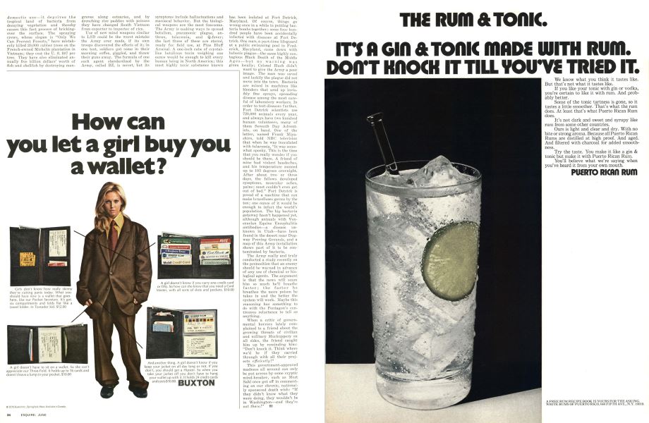 Puerto Rican Rum | Esquire | JUNE 1970