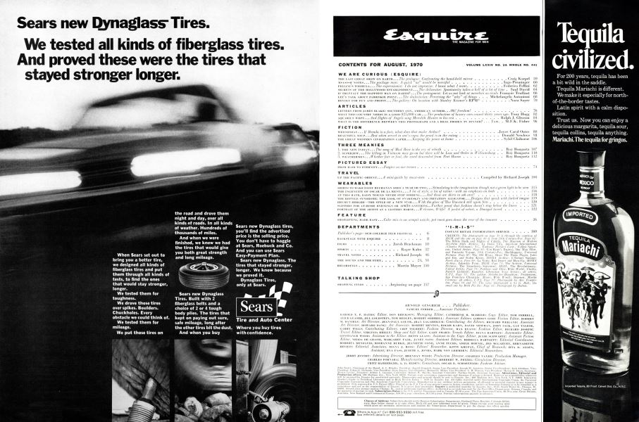 Sears: Dynaglass Tires | Esquire | AUGUST 1970