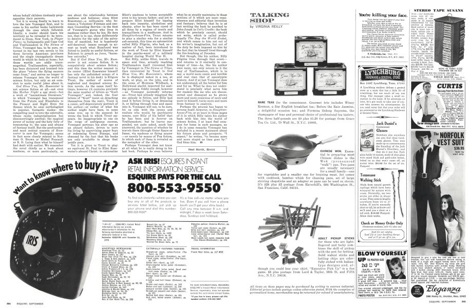 Talking Shop | Esquire | SEPTEMBER 1970