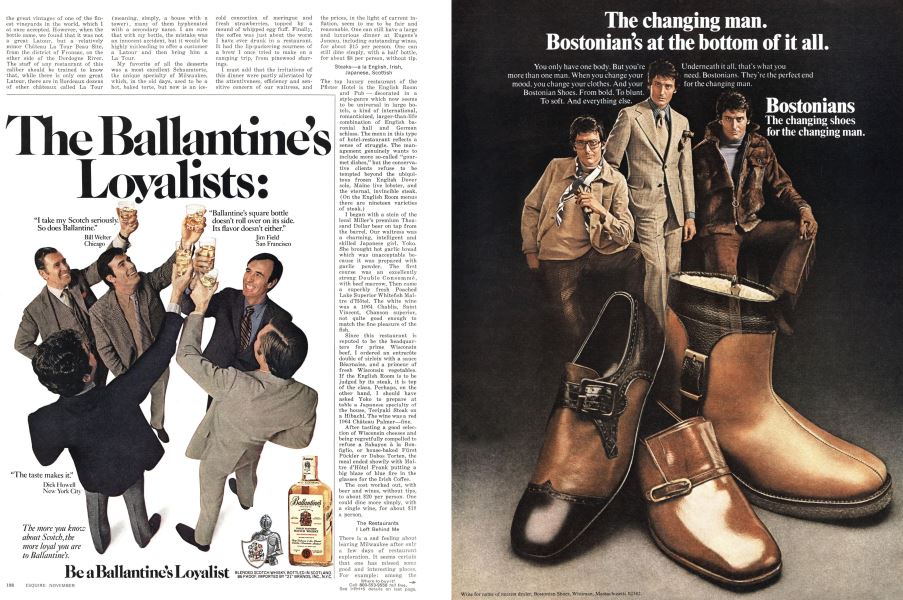 Bostonian Shoes | Esquire | NOVEMBER 1970