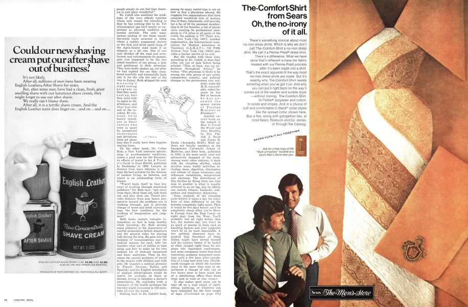 Mem Company Inc.: English Leather Shave Cream | Esquire | APRIL 1971