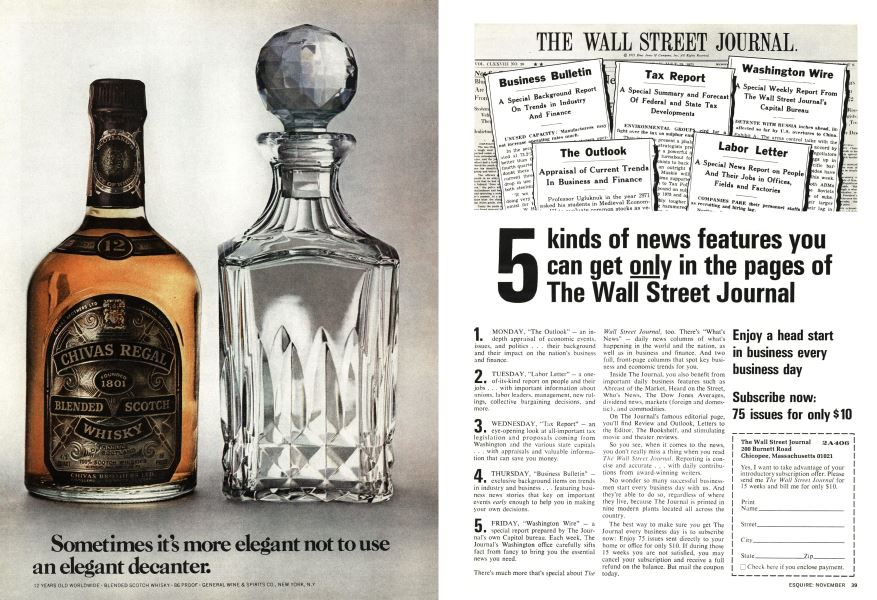 The Wall Street Journal | Esquire | NOVEMBER 1971
