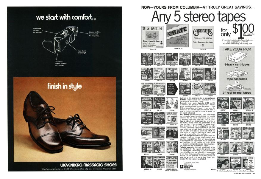 Columbia Tape Club | Esquire | NOVEMBER 1971