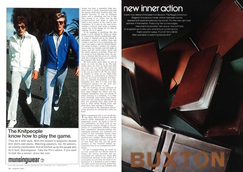 Advertisement: Buxton | Esquire | APRIL 1972