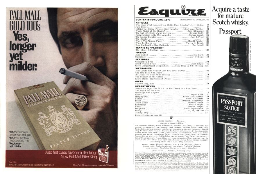 MASTHEAD | Esquire | JUNE 1972