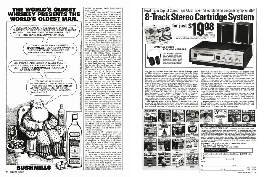 CAPITOL STEREO TAPE CLUB | Esquire | AUGUST 1972