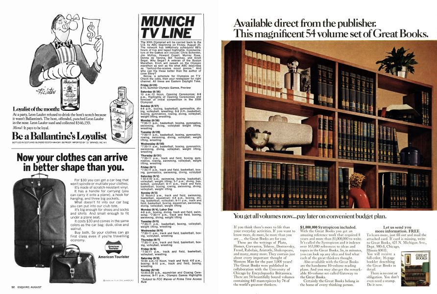 American Tourister | Esquire | AUGUST 1972