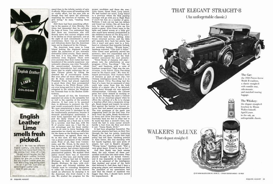 HIRAM WALKER & SONS INC.: WALKER’S DELUXE | Esquire | AUGUST 1972