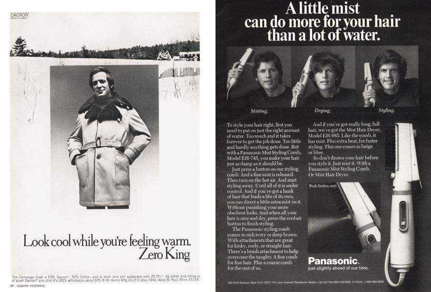 Advertisements | Esquire | DECEMBER 1972