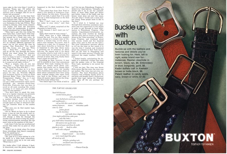 THE PAWNEE GRASSLANDS | Esquire | DECEMBER 1972