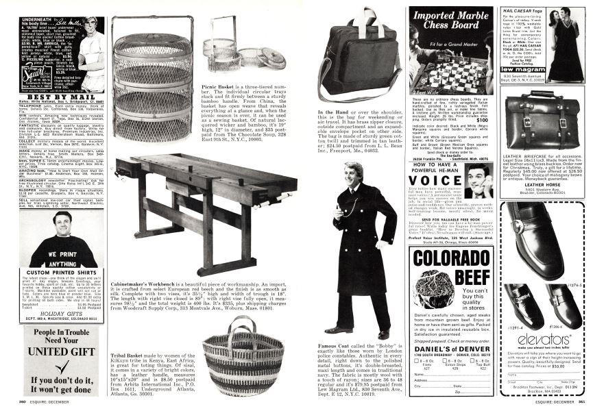 Advertisements | Esquire | DECEMBER 1972