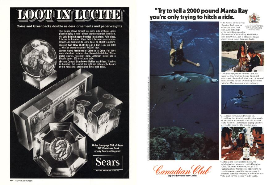 Canadian Club | Esquire | DECEMBER 1972