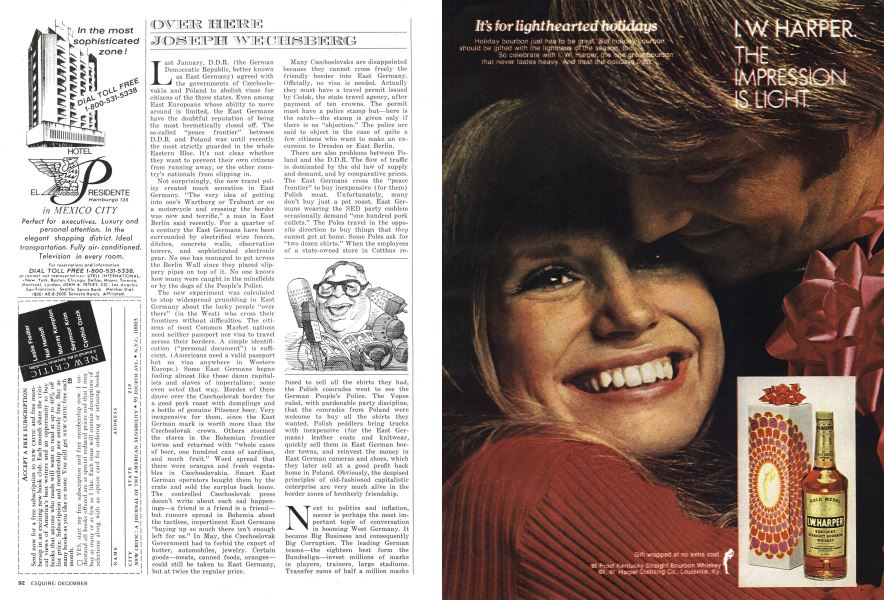 OVER HERE | Esquire | DECEMBER 1972