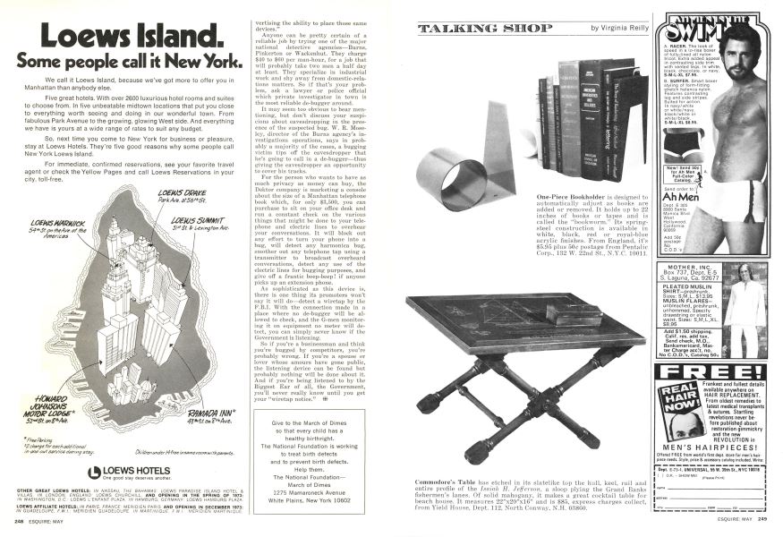 Talking Shop | Esquire | MAY 1973