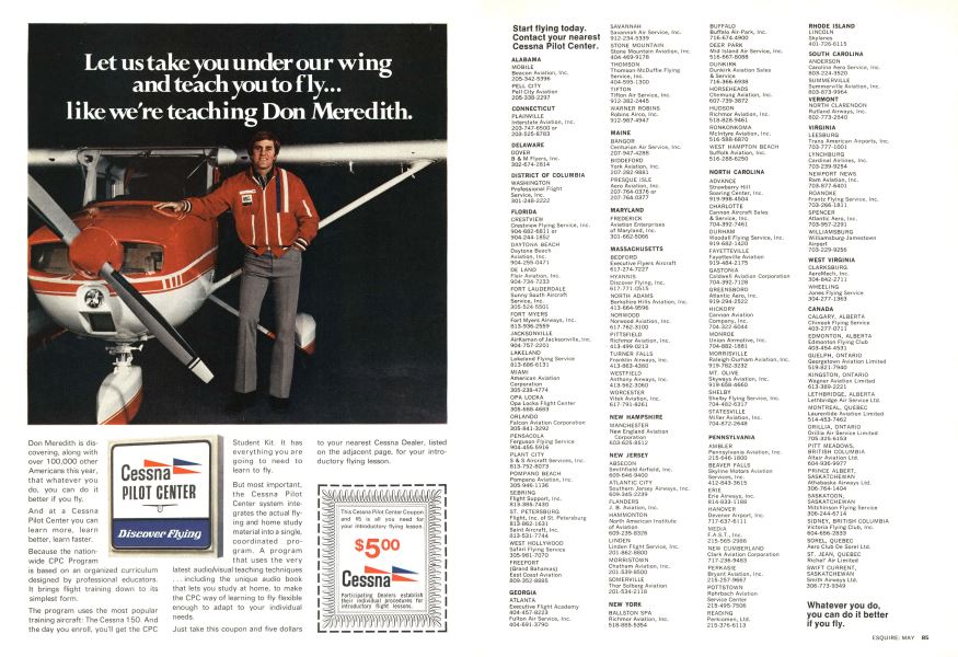 Cessna Pilot Center | Esquire | MAY 1973