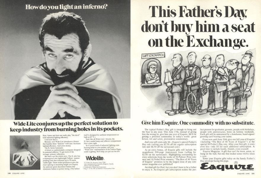 Advertisement: Esquire | Esquire | JUNE 1973