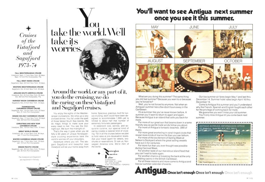 Norwegian America Line | Esquire | AUGUST 1973