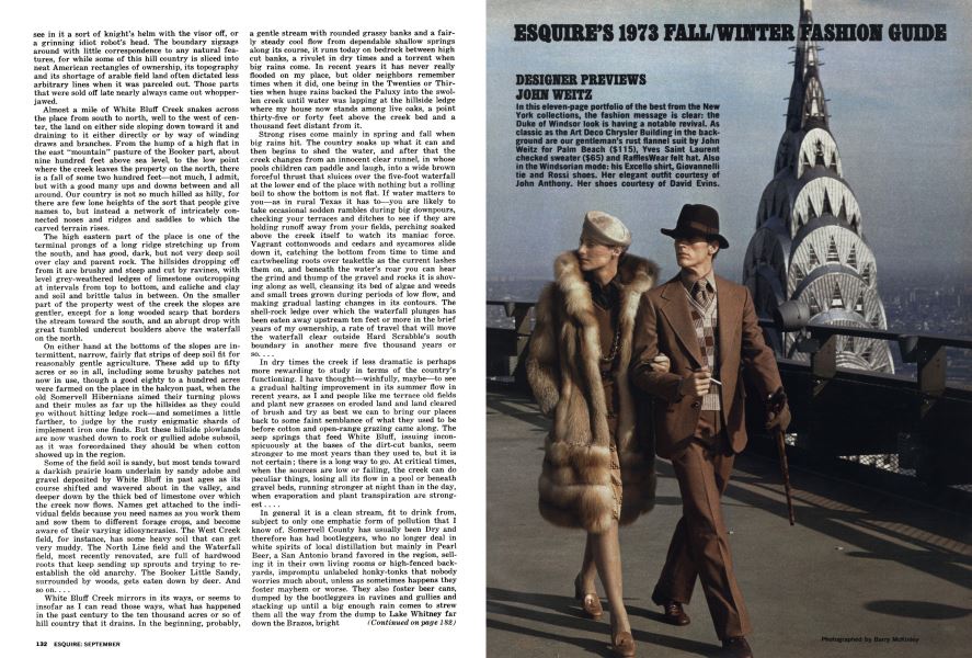 Designer Previews | Esquire | SEPTEMBER 1973