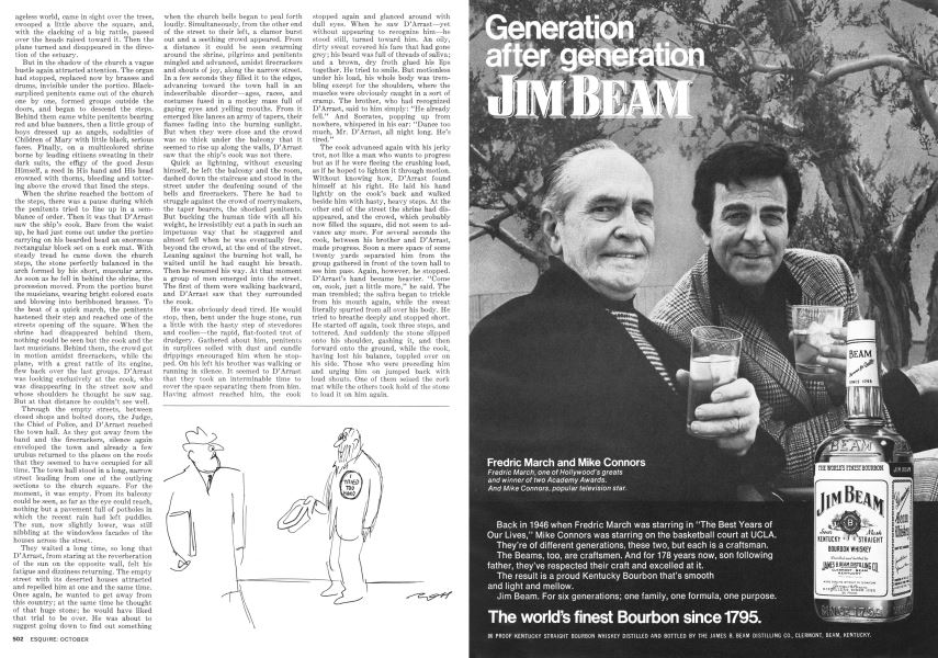 THE JAMES B. BEAM DISTILLING CO.: Jim Beam | Esquire | OCTOBER 1973