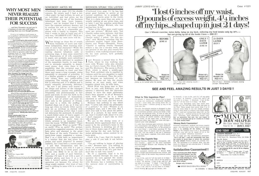 Dynamics, Inc. | Esquire | AUGUST 1974