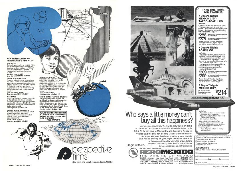 Perspective Films | Esquire | OCTOBER 1974