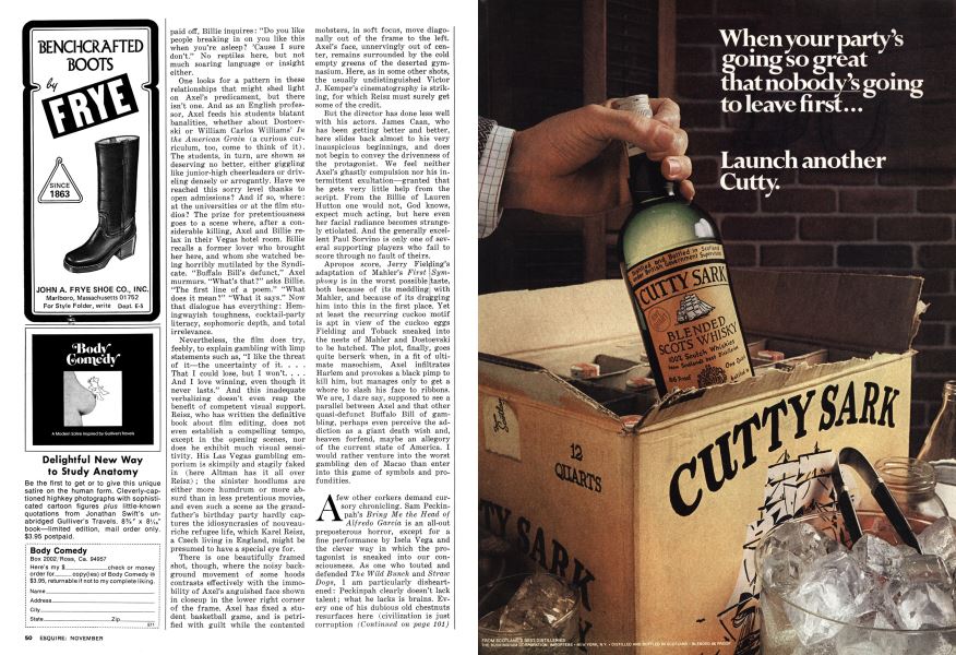 Body Comedy | Esquire | NOVEMBER 1974