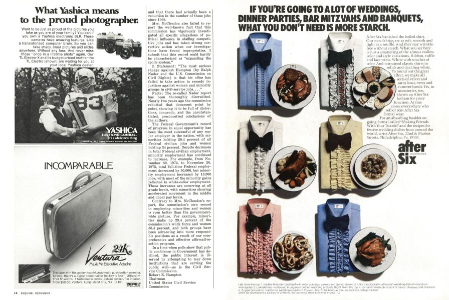 AFTER SIX, INC. | Esquire | DECEMBER 1974
