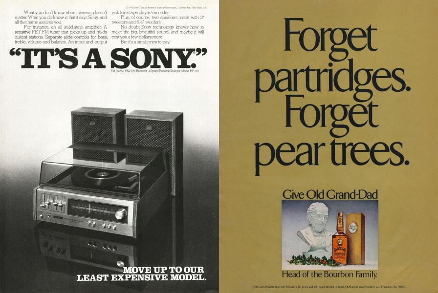 Sony Corp. of America | Esquire | DECEMBER 1974