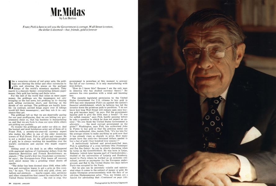 Mr. Midas | Esquire | JANUARY 1975