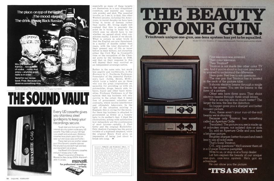 Advertisement | Esquire | FEBRUARY 1975