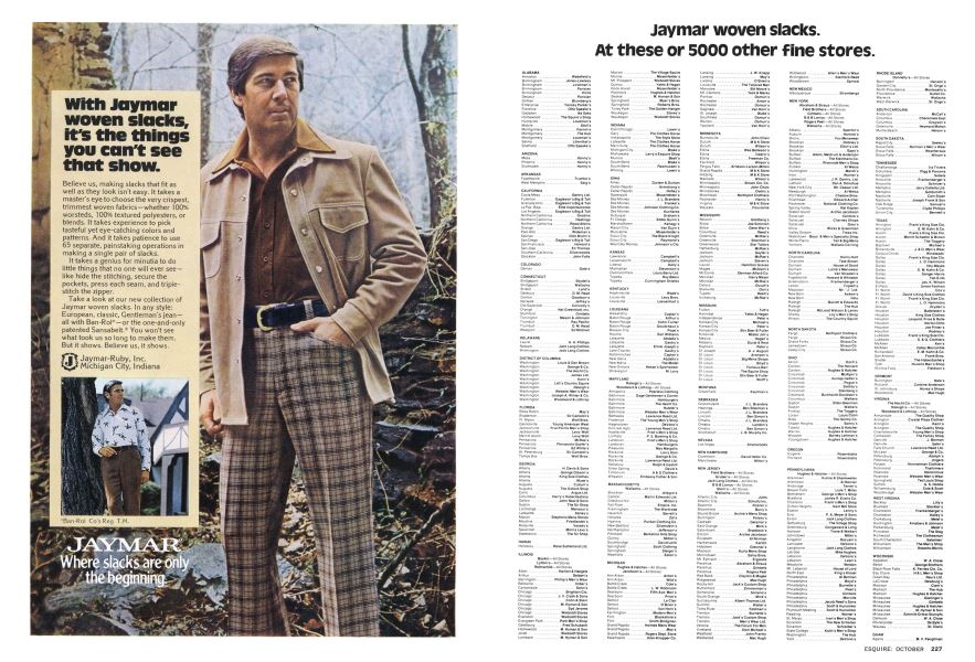 Jaymar | Esquire | OCTOBER 1975