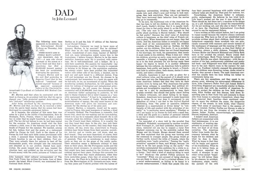 DAD | Esquire | DECEMBER 1975