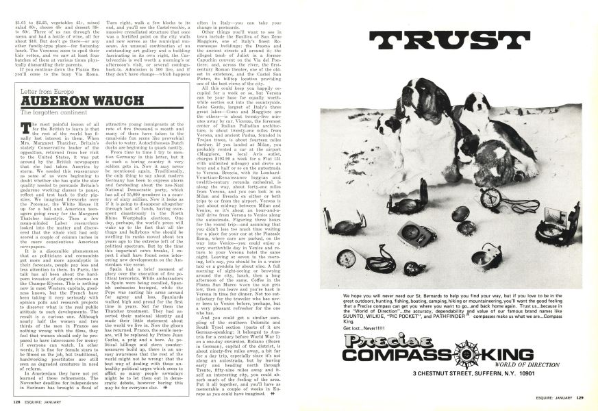 AUBERON WAUGH | Esquire | JANUARY 1976