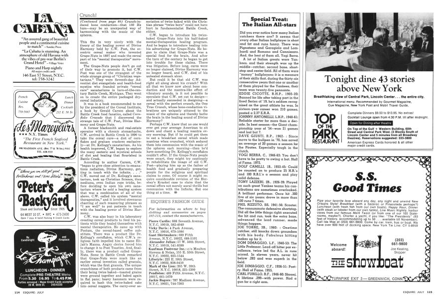 The Showboat | Esquire | JULY 1976