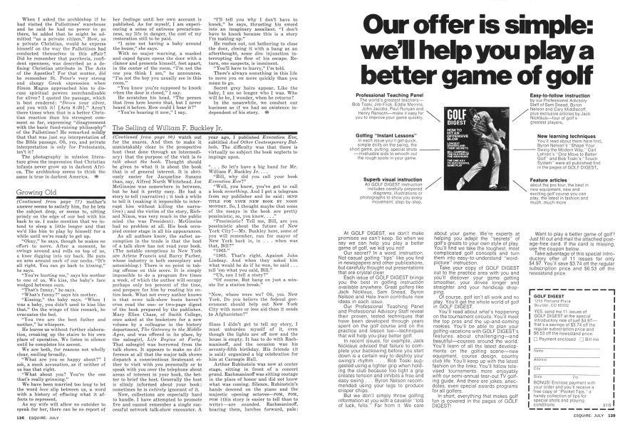 Golf Digest | Esquire | JULY 1976