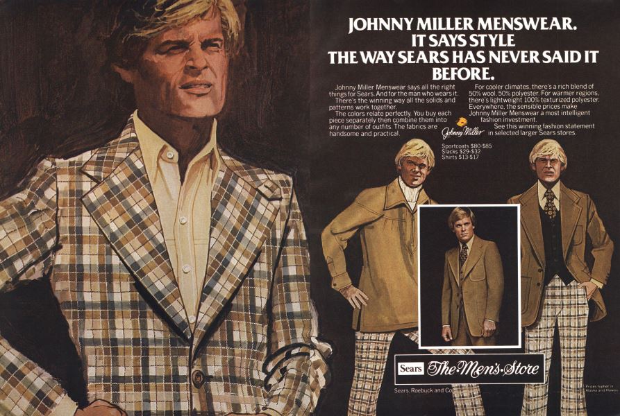 Sears, Roebuck and Co. Johnny Miller Menswear | Esquire | SEPTEMBER 1976