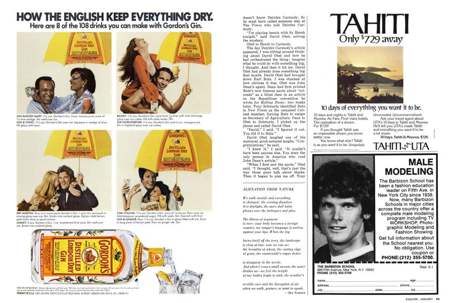 ALIENATION FROM NATURE | Esquire | JANUARY 1977