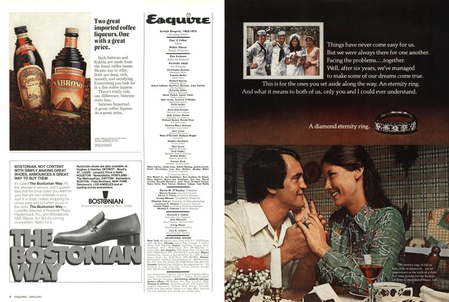 De Beers Consolidated Mines, Ltd. | Esquire | JANUARY 1978