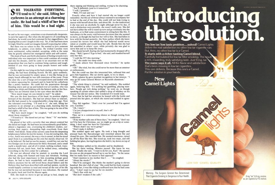 R.J. Reynolds Tobacco Co.: Camel Lights | Esquire | July 4, 1978