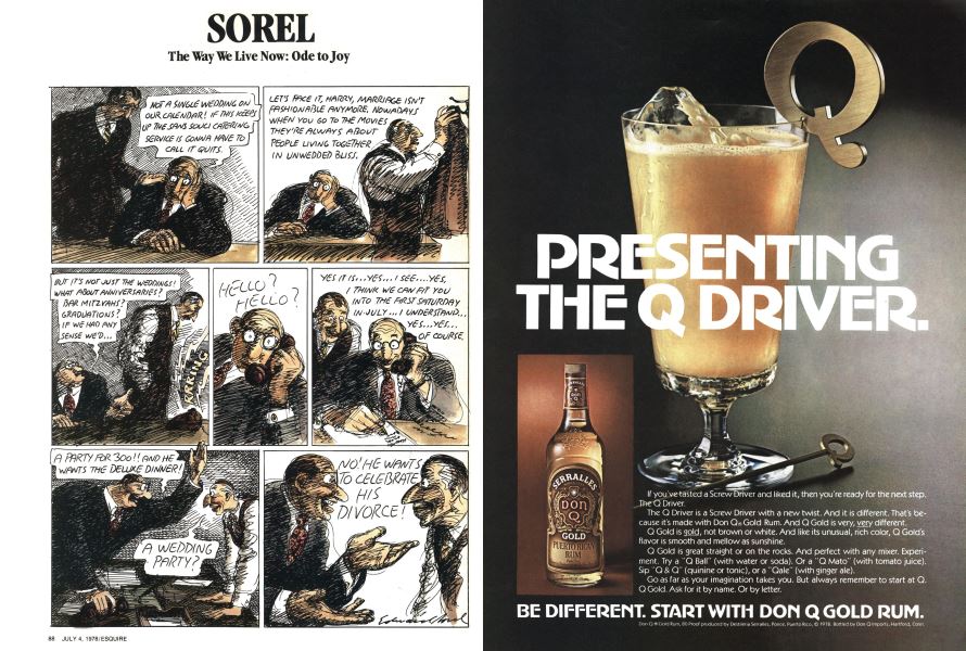 Don Q Imports: Don Q Gold Rum | Esquire | July 4, 1978