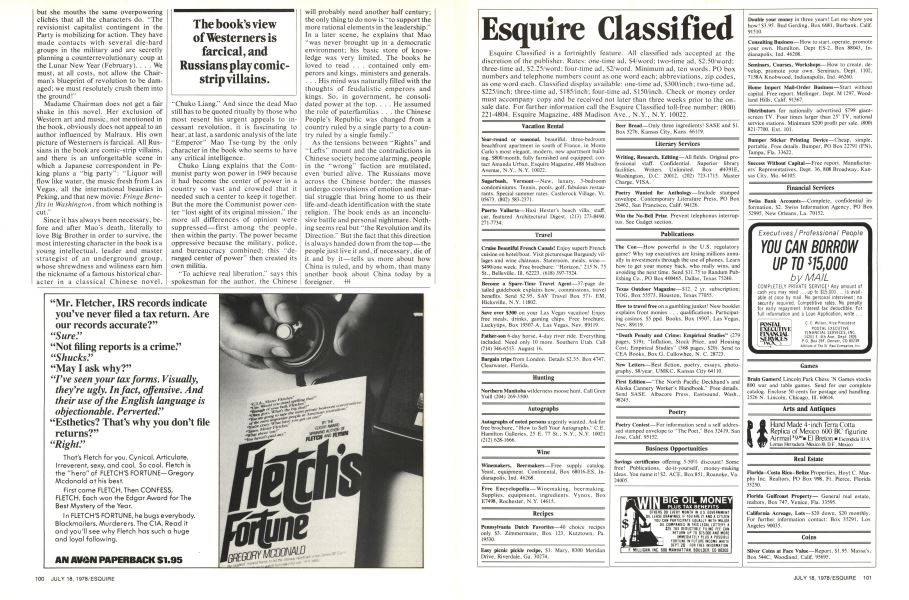 Advertisement | Esquire | July,18 1978
