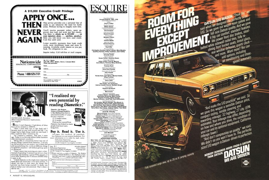 Esquire | Esquire | August 15,1978